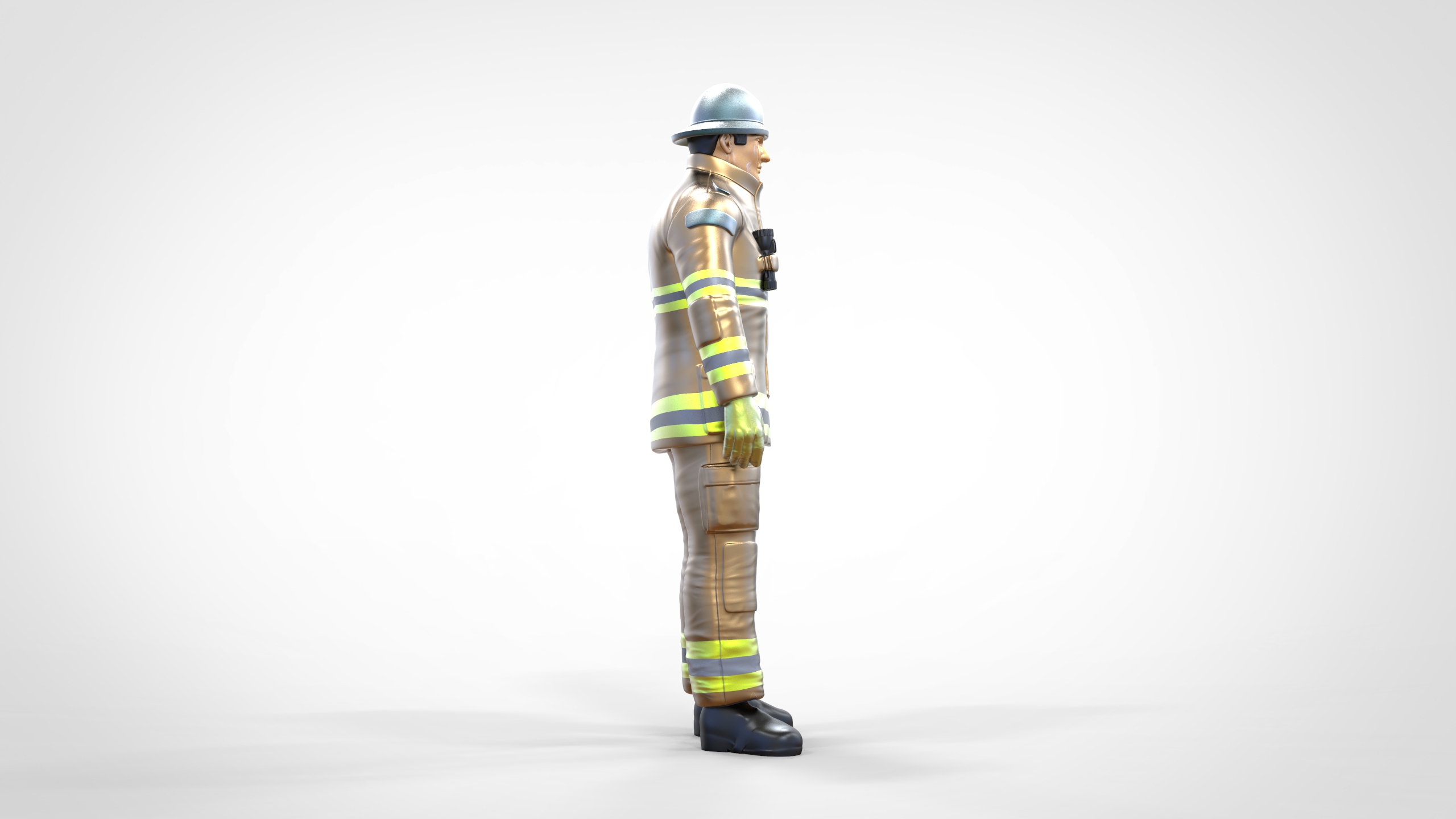STL file N2 Firefighter or fireman Extinguishing fire・3D printable ...