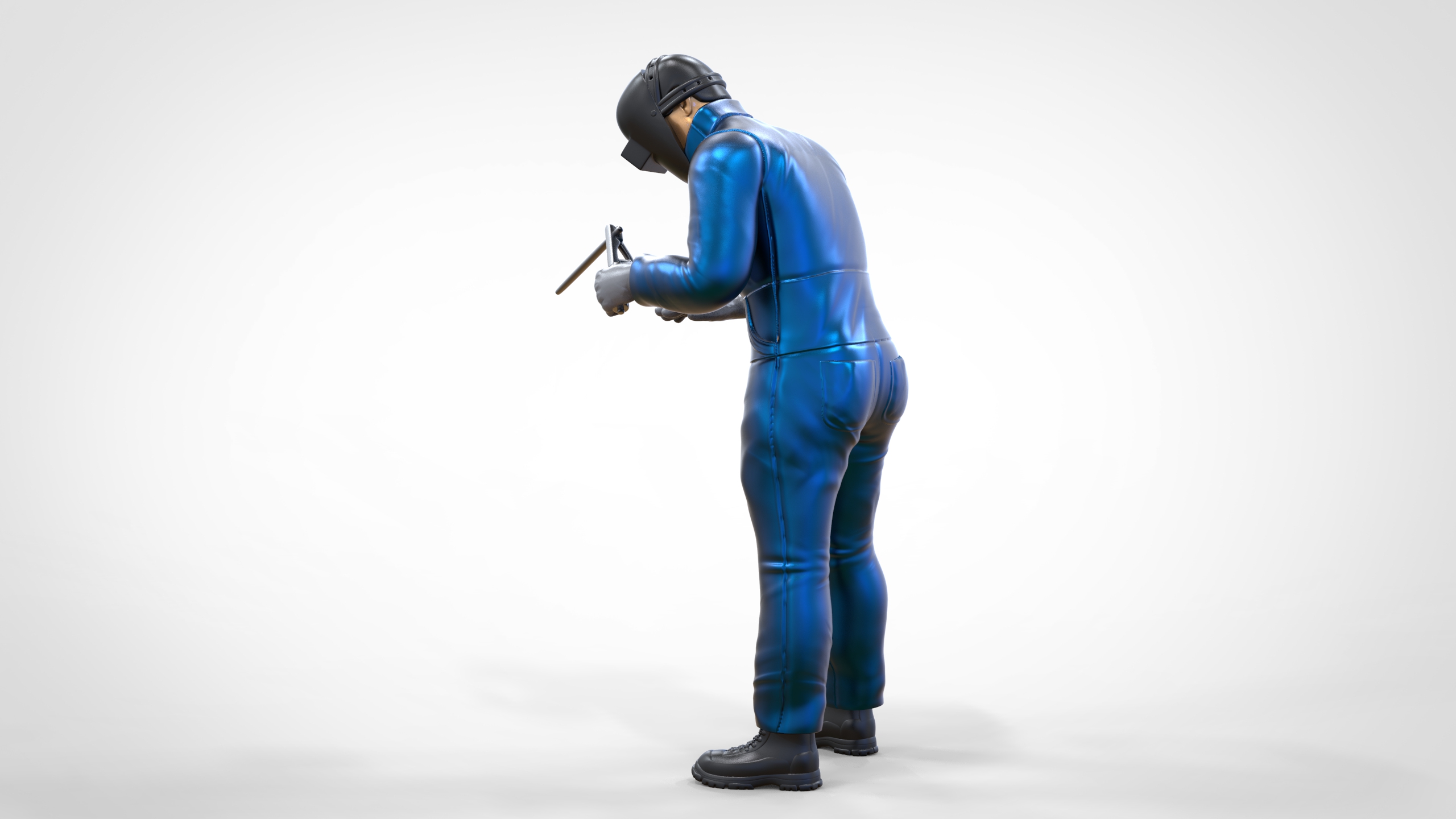 STL file N1 Standing Welder working on welding table・3D printable model ...