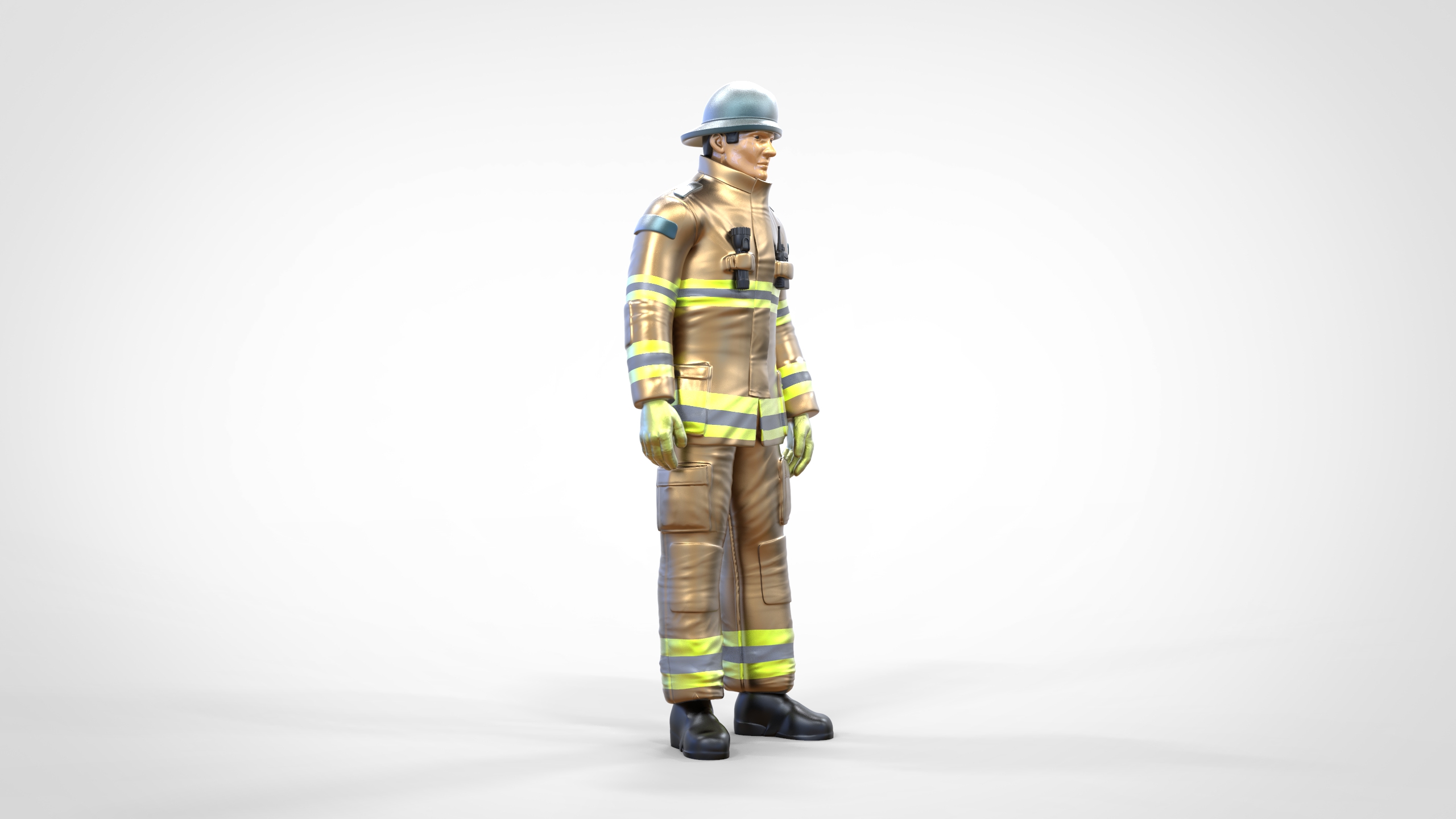 STL file N2 Firefighter or fireman Extinguishing fire・3D printable ...
