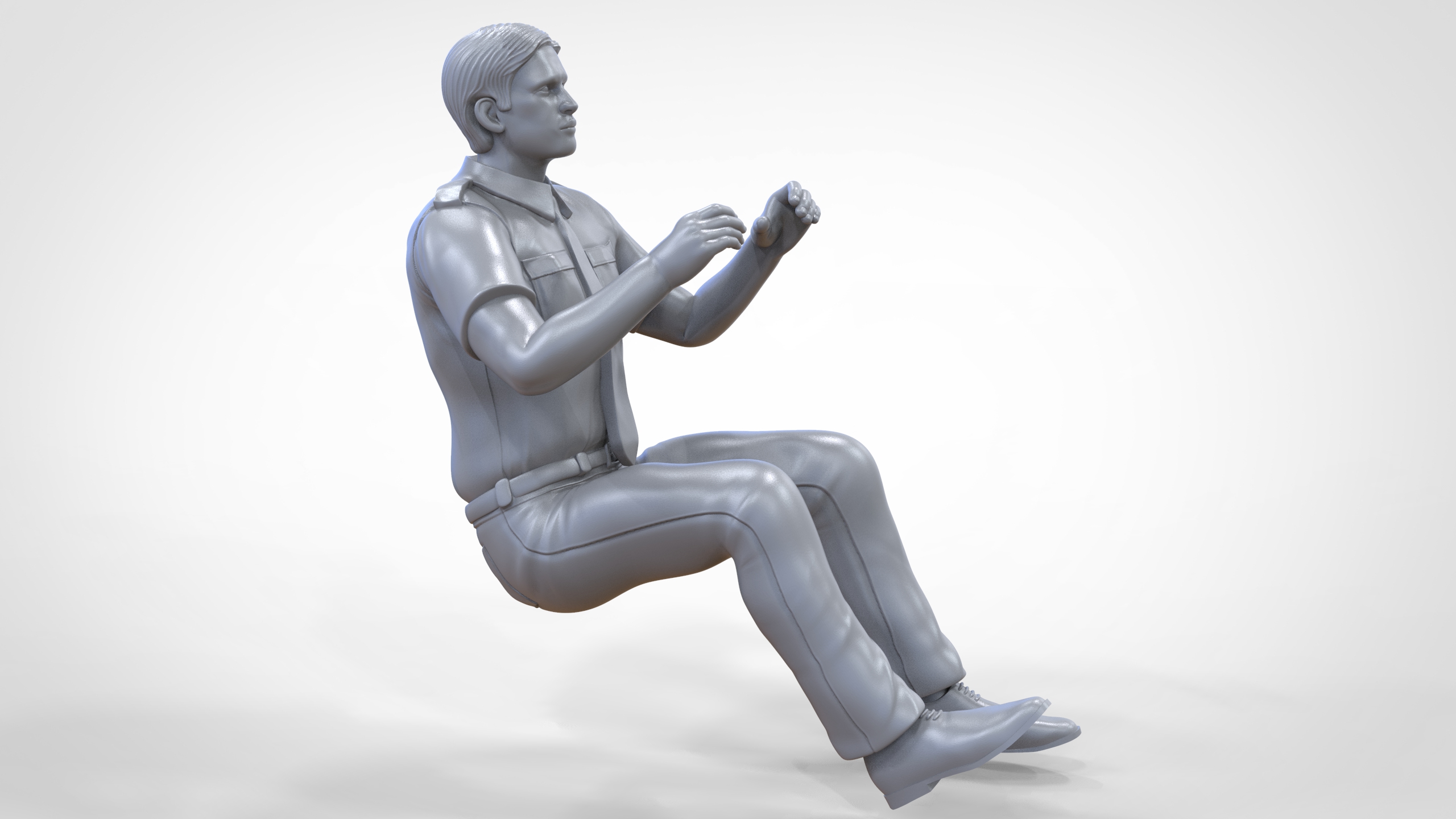 STL file N2 Truck or Bus Driver 🚚・3D print model to download・Cults