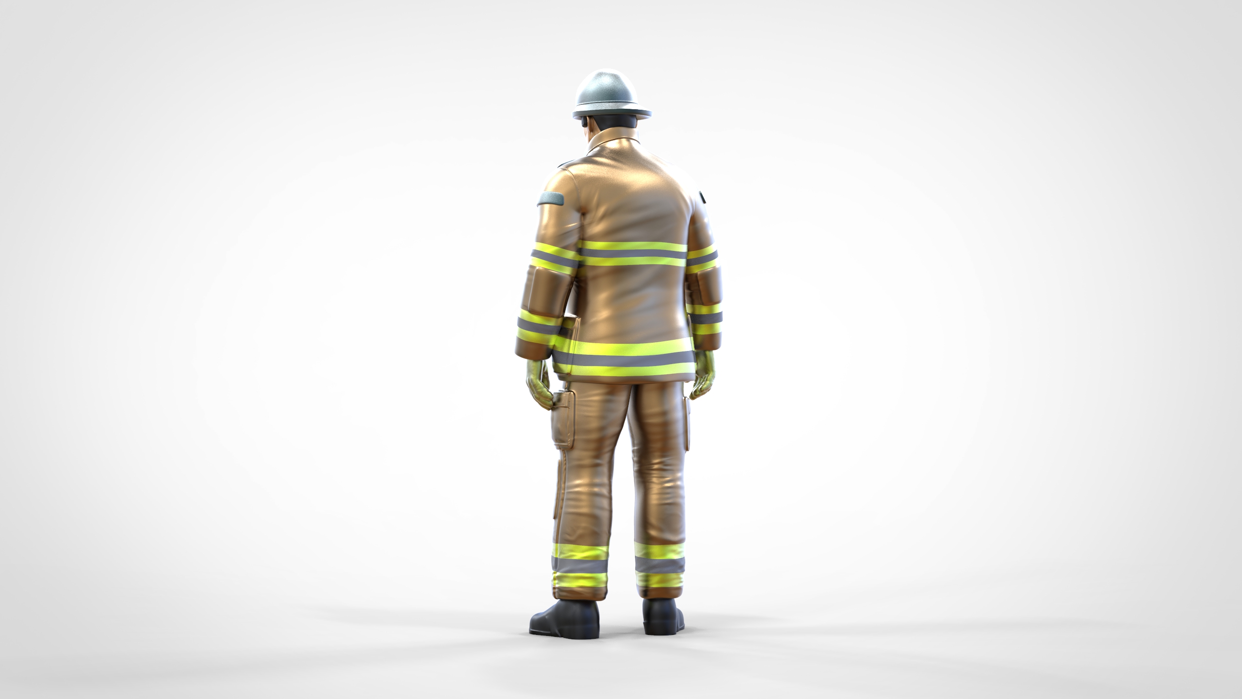 STL file N2 Firefighter or fireman Extinguishing fire・3D printable ...