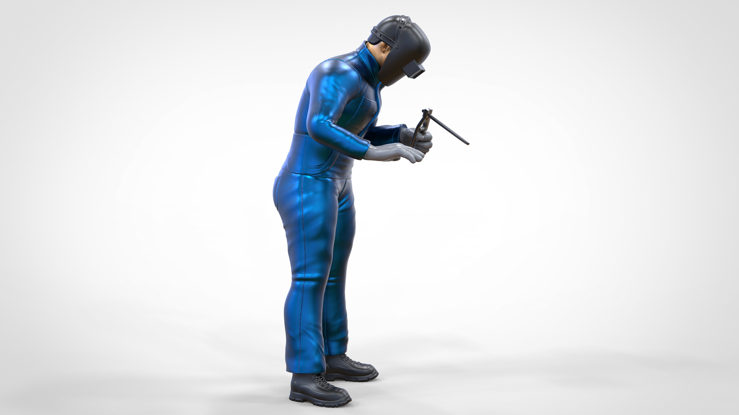 STL file N1 Standing Welder working on welding table・3D printable model ...