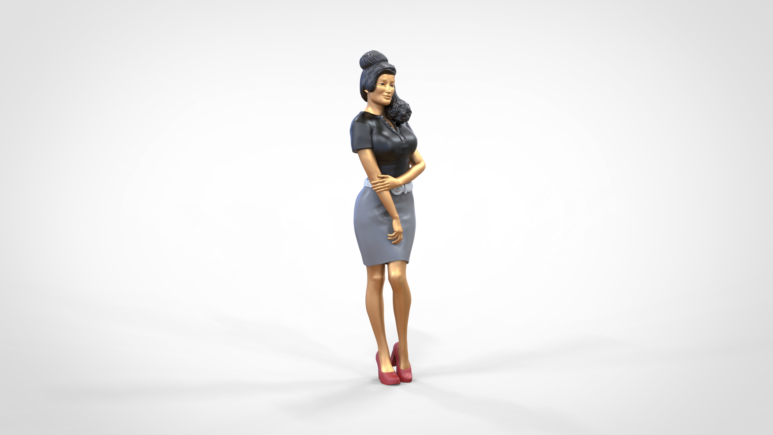 STL file N10 Attractive woman・Model to download and 3D print・Cults