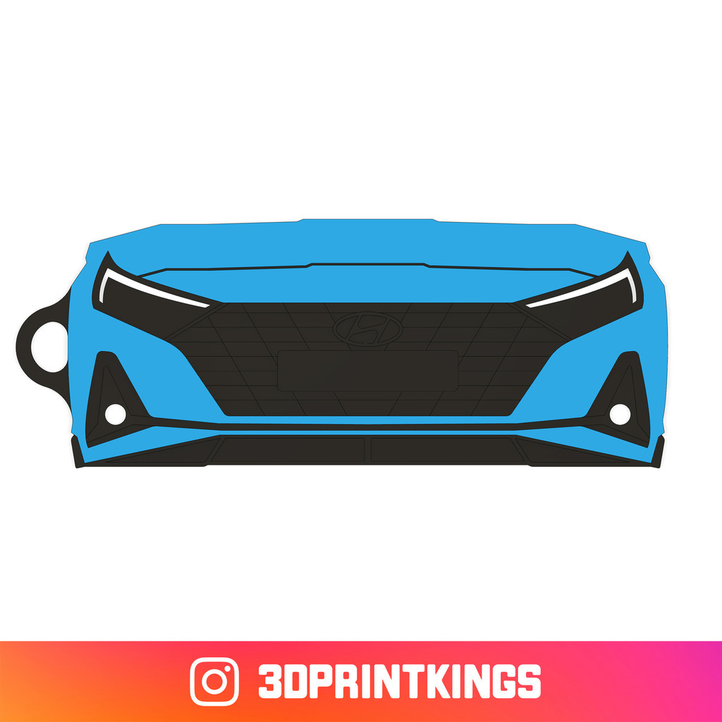 Free 3D file Hyundai i20N (BC3) - Key Chain・3D printing model to ...