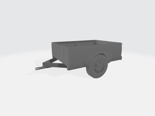 Free STL file Recycled Pickup Trailer・3D printing design to download・Cults