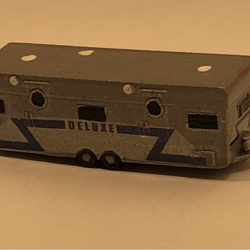 Download free 3D printing designs Deluxe 27' Camping Trailer ・ Cults