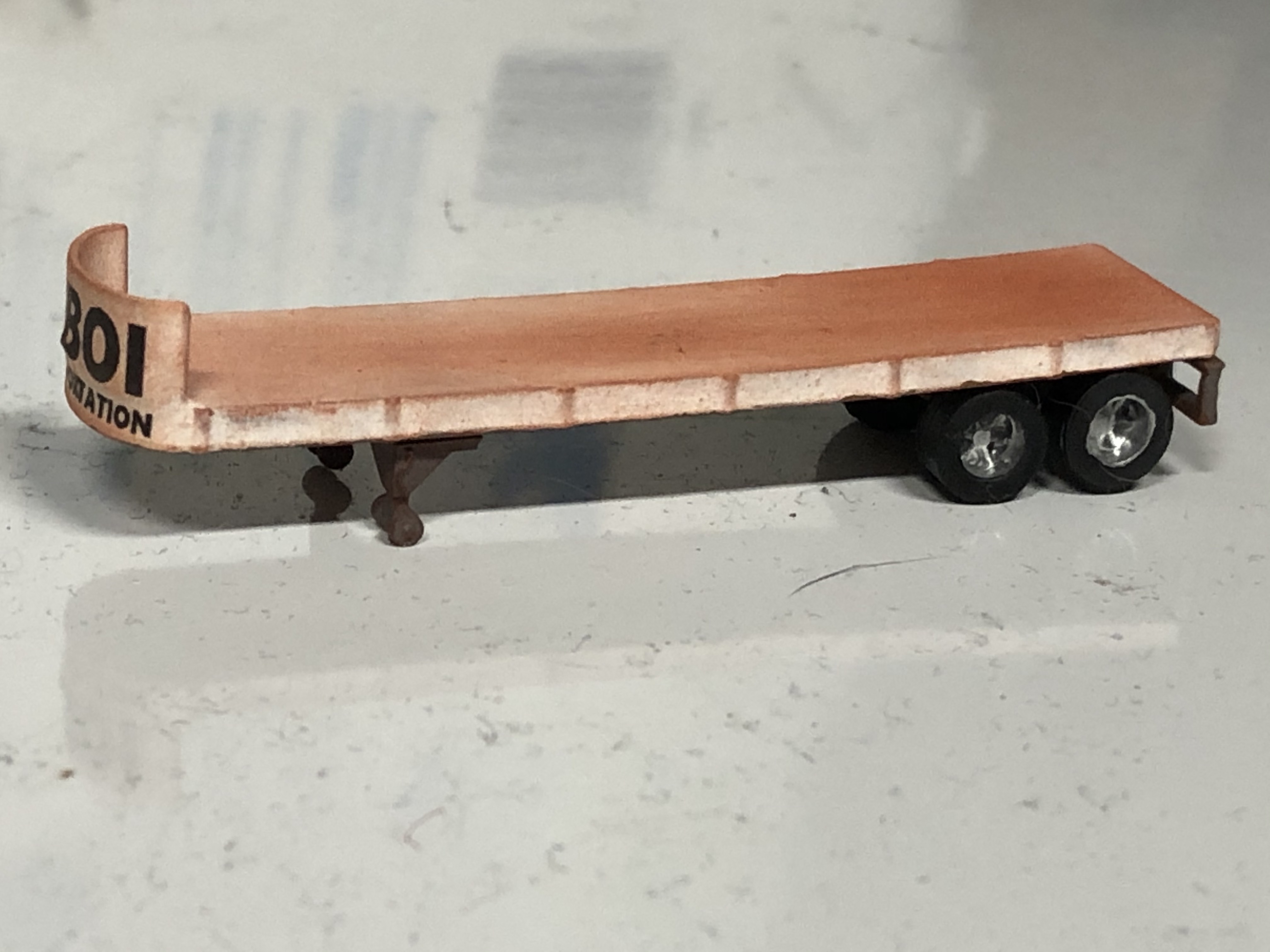 Free STL file Semi Flatbed Trailer・Model to download and 3D print・Cults