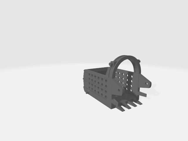 Free STL file Dragline Bucket 🪣・3D printing template to download・Cults