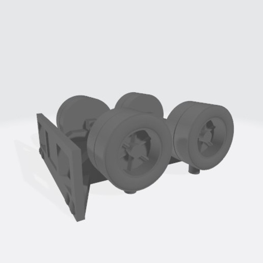 Download free STL file Semi Trailer Double Axle • Template to 3D print ...