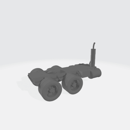 Download free STL file Semi Truck Bed Modular - Double Axle • Model to ...