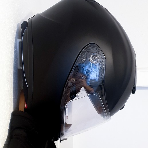 Download STL file Motorcycle helmet holder hook hanger • Model to 3D ...