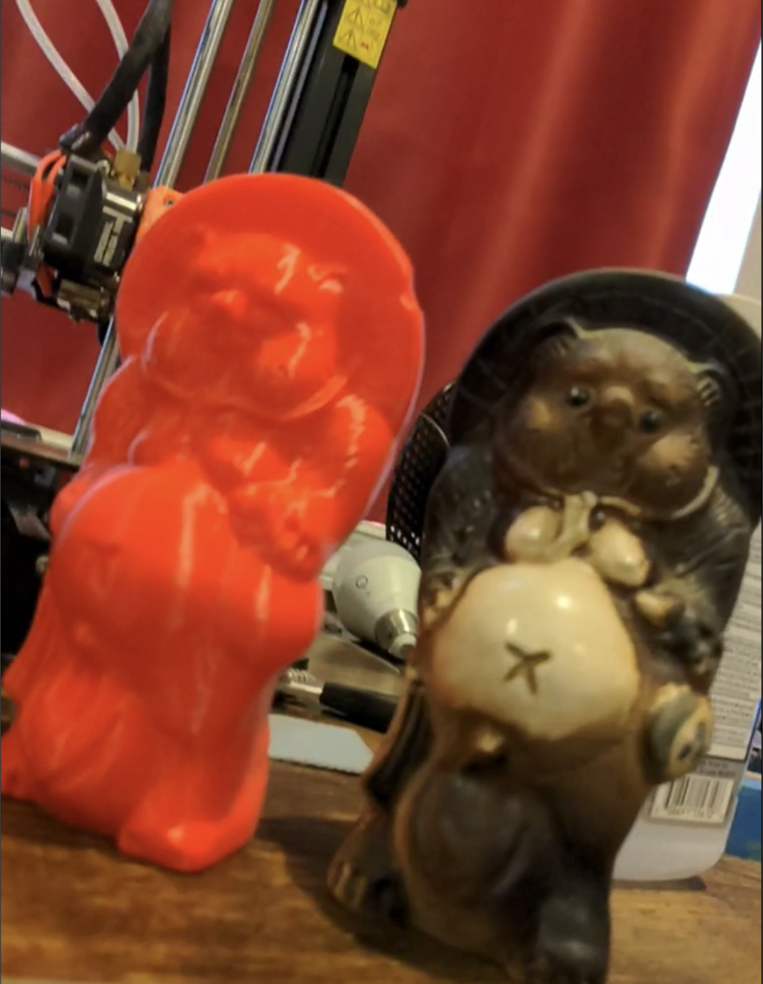 STL file Tanuki / Tanooki - 3d Scan of a Model from Japan・3D printable ...