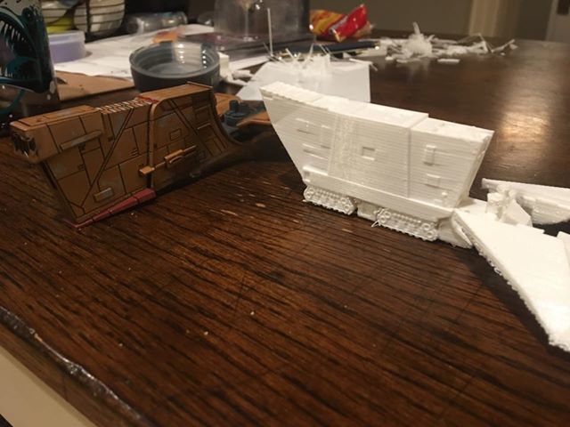 Free STL file YV-666 / Sandcrawler mashup・Design to download and 3D ...