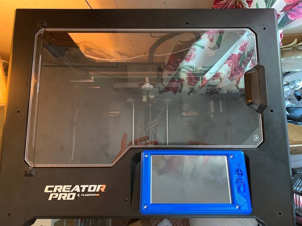 Fichier STL gratuit Flashforge Creator Pro Paneldue mount・Design pour ...