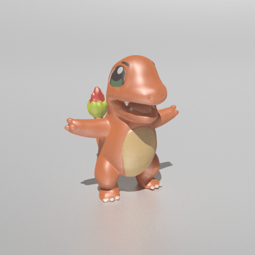 Download STL file Charmander • 3D printable template ・ Cults