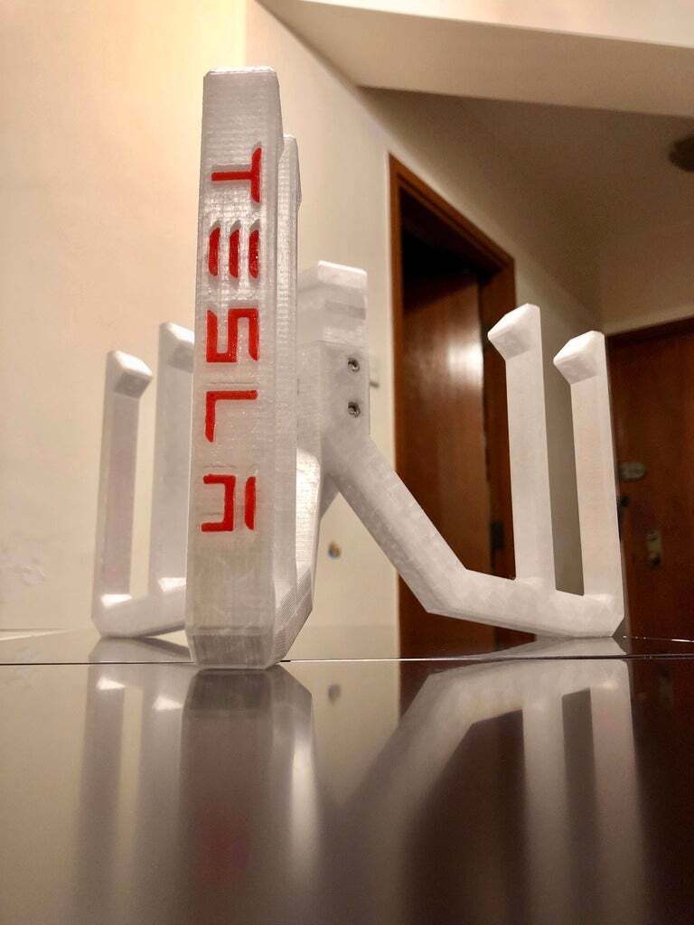 Free STL file Tesla Charging Cable Organizer・3D print model to download ...
