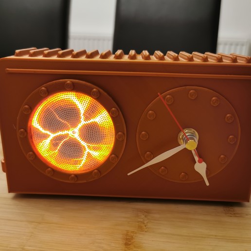 Download free STL file steampunk, Industrial Plasma disk clock • 3D ...