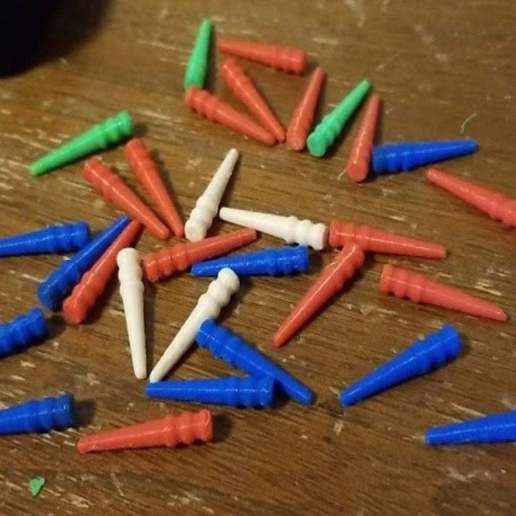 Download free 3D printing models Cribbage Peg (Easy to Print) ・ Cults