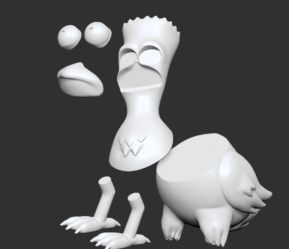 Free STL file Turkey Bart the Simpsons Thanksgiving of Horror 🦃・3D ...