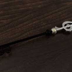 Download free STL file Om symbol keychain • 3D printable object ・ Cults