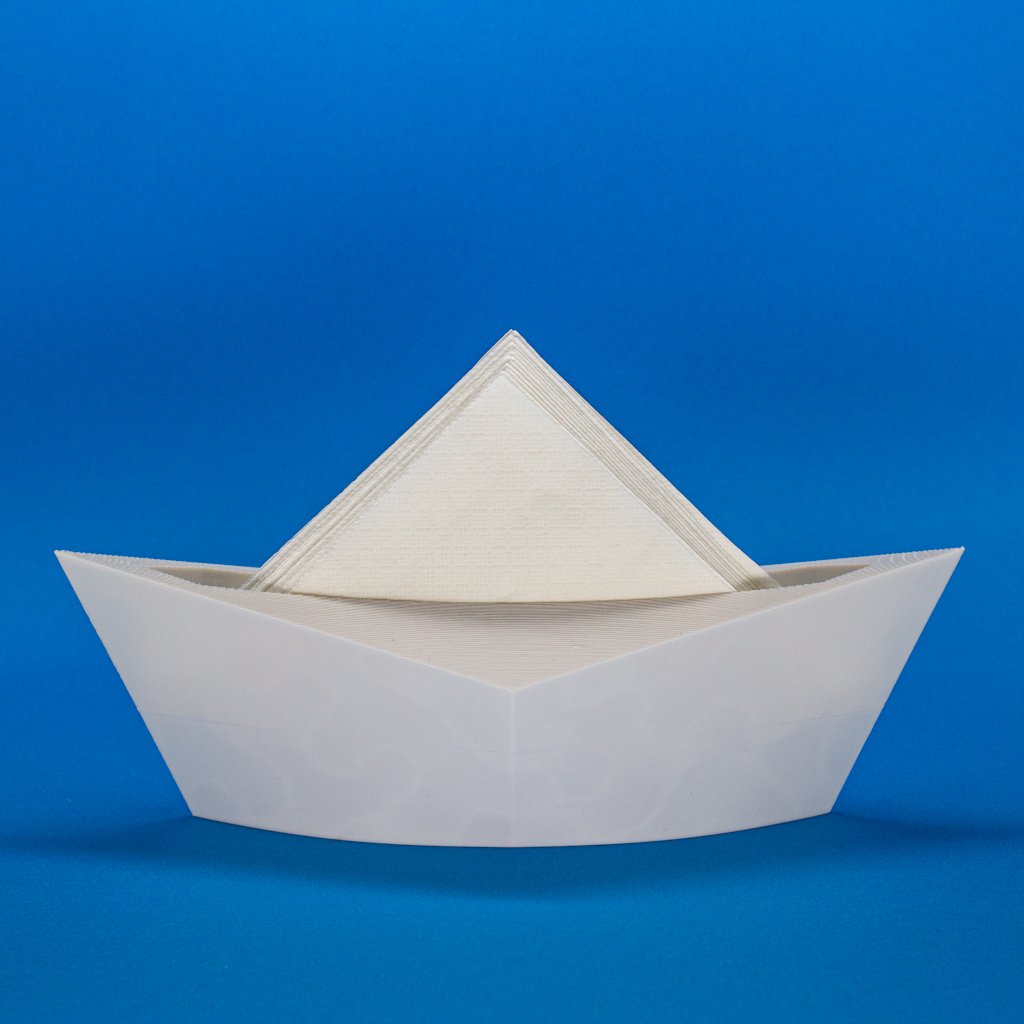 STL file Paper boat napkin box・Model to download and 3D print・Cults