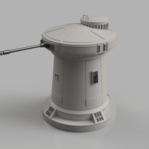 Download STL file Hoth Rebel Turret • 3D printable model ・ Cults