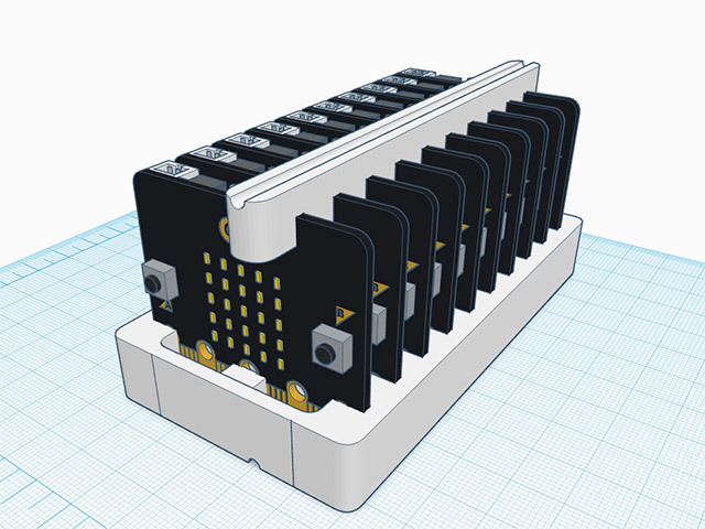 Free 3D file BBC micro:bit holder for 10 board - V2・Design to download ...