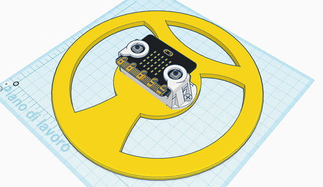 Free 3D file micro bit steering wheel・3D printer model to download・Cults
