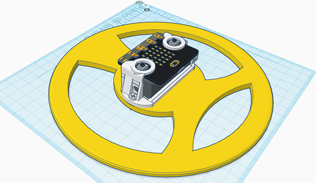 Free 3D file micro bit steering wheel・3D printer model to download・Cults
