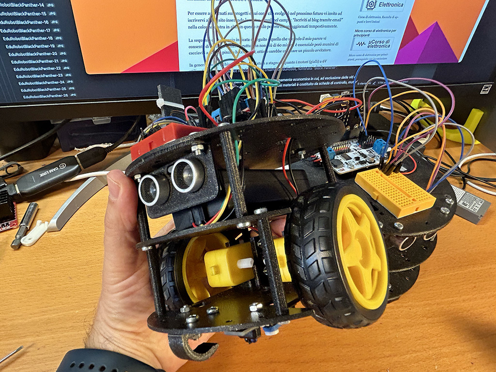 Free 3D file EduRobot Black Panther 🤖・3D print object to download・Cults