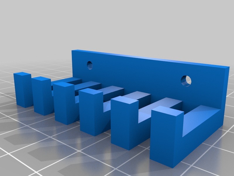 Free 3D file 5 slot wire holder・3D print design to download・Cults