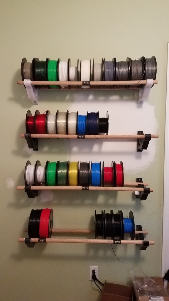 Free 3D file Filament Shelf 🪢・Template to download and 3D print・Cults