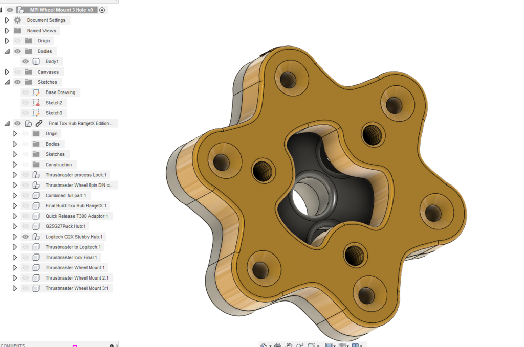 Fichier 3D gratuit Adaptateur RamjetX MPI vers 70mm PCD (PAS POUR UNE ...