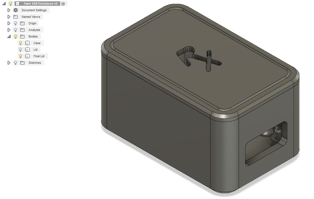 Free 3D file RamjetX Solid State Relay Enclosure Box・3D printing idea ...