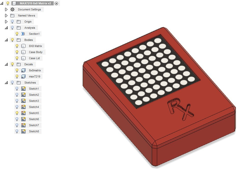 Free 3D file RamjetX 8x8 Matrix for SimHub・3D printable design to ...