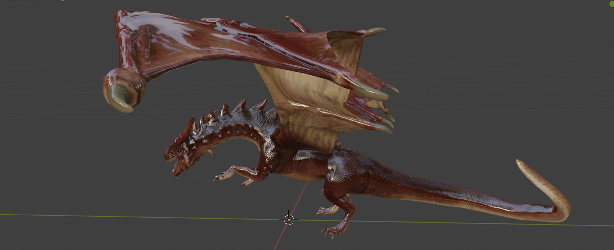 STL file red dragon・3D print design to download・Cults