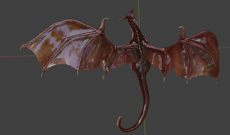 STL file red dragon・3D print design to download・Cults