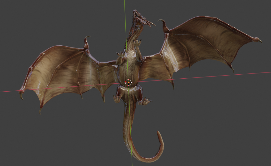 STL file red dragon・3D print design to download・Cults