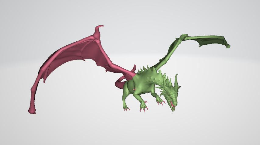 STL file red dragon・3D print design to download・Cults