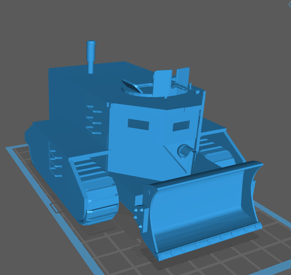 Free STL file Improvised Armored Bulldozer・3D printer model to download ...