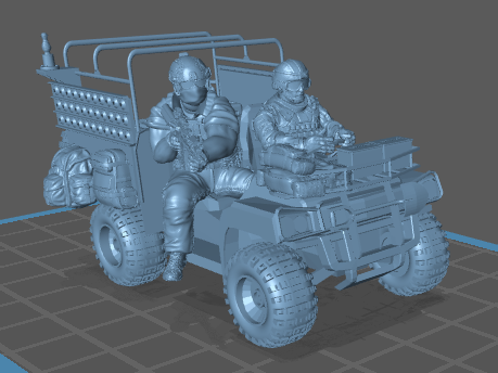 Free STL file ATV GATOR 4X4 ♟・Object to download and to 3D print・Cults