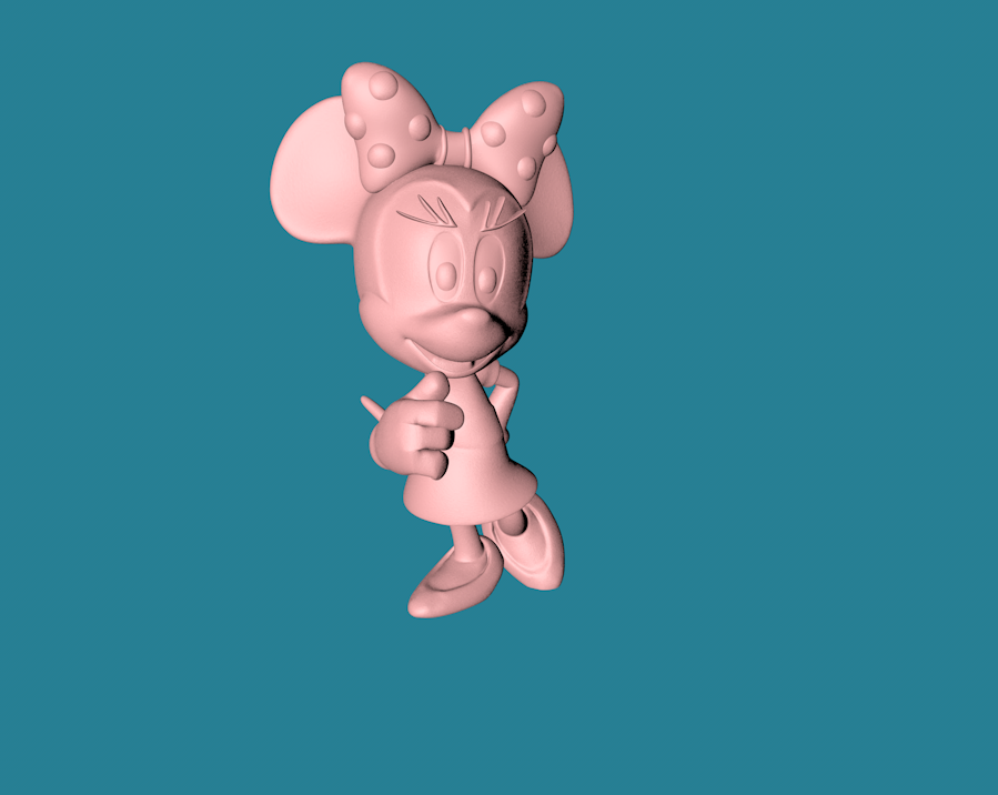 STL file Minnie for printer・3D printer model to download・Cults