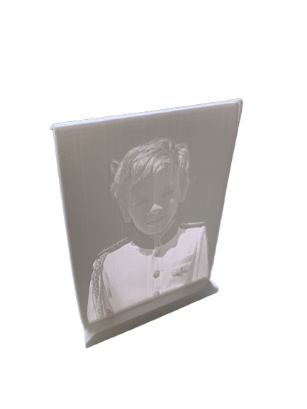 STL file Support for straight lithophany・Template to download and 3D ...