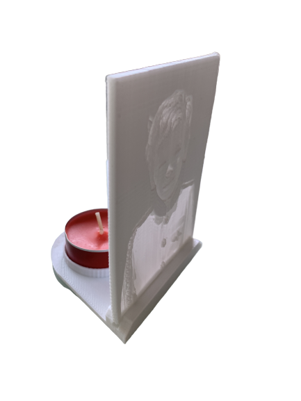 STL file Support for straight lithophany・Template to download and 3D ...