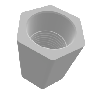 Free STL file Hexagonal air valve plug・3D printing model to download・Cults