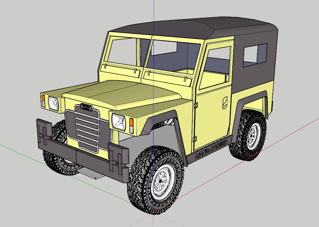 3D file bodywork land rover santana light 🚗・3D print model to download ...