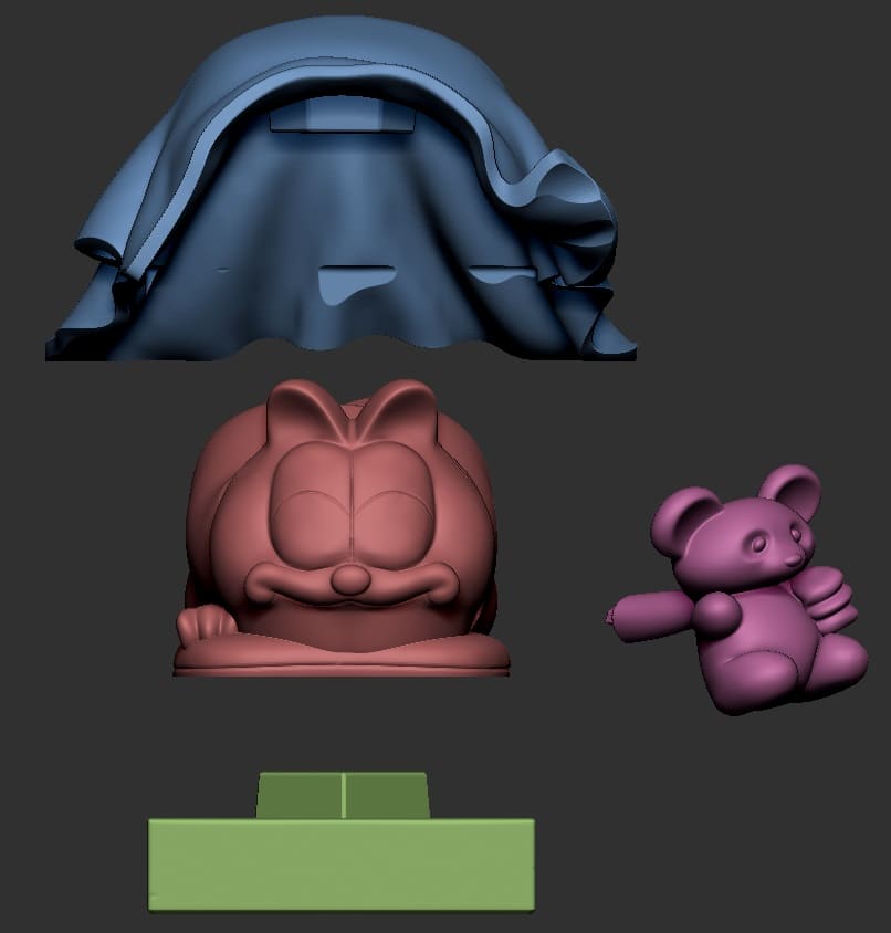 STL file Garfield - Sweet Dreams・3D printer model to download・Cults