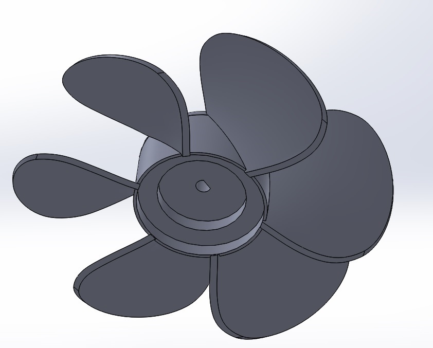 Fan Propeller Drawing