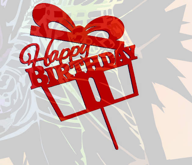 3D file TOPPER HAPPY GIFT・3D print design to download・Cults