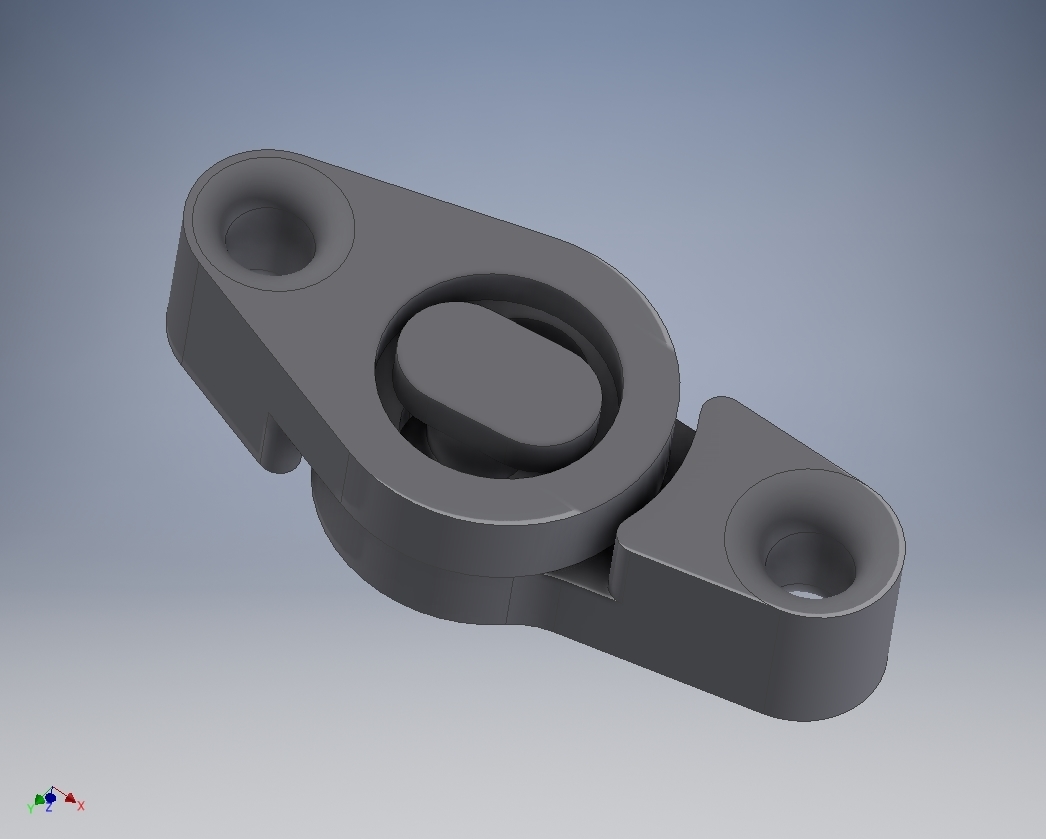 STL file closure, Chain lock , Verschluss・3D printer model to download ...